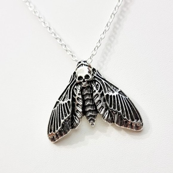 Jewelry | Gothic Death Head Hawkmoth Necklace | Poshmark